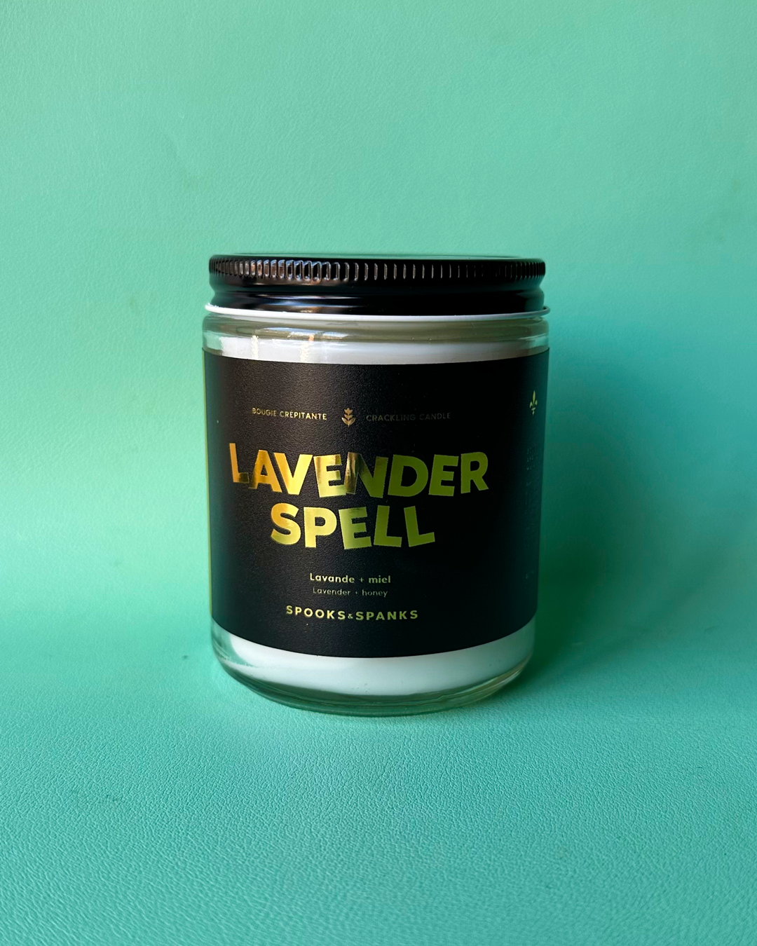 Lavender Spell cotton wick - Lavender + Honey – Spooks & Spanks
