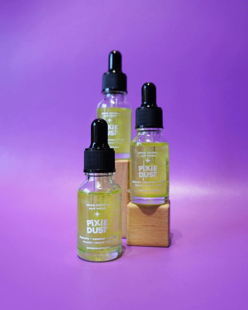 Pixie Dust Hair Serum - Pistachio + Caramel + Vanilla Bean – Spooks & Spanks