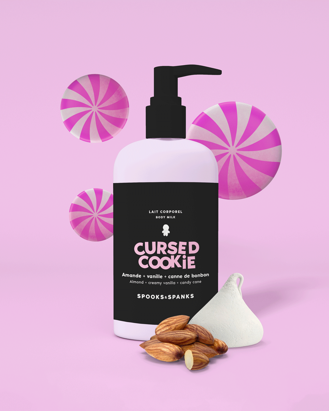 Cursed Cookie Body Milk - Almond + creamy vanilla + candy cane ...