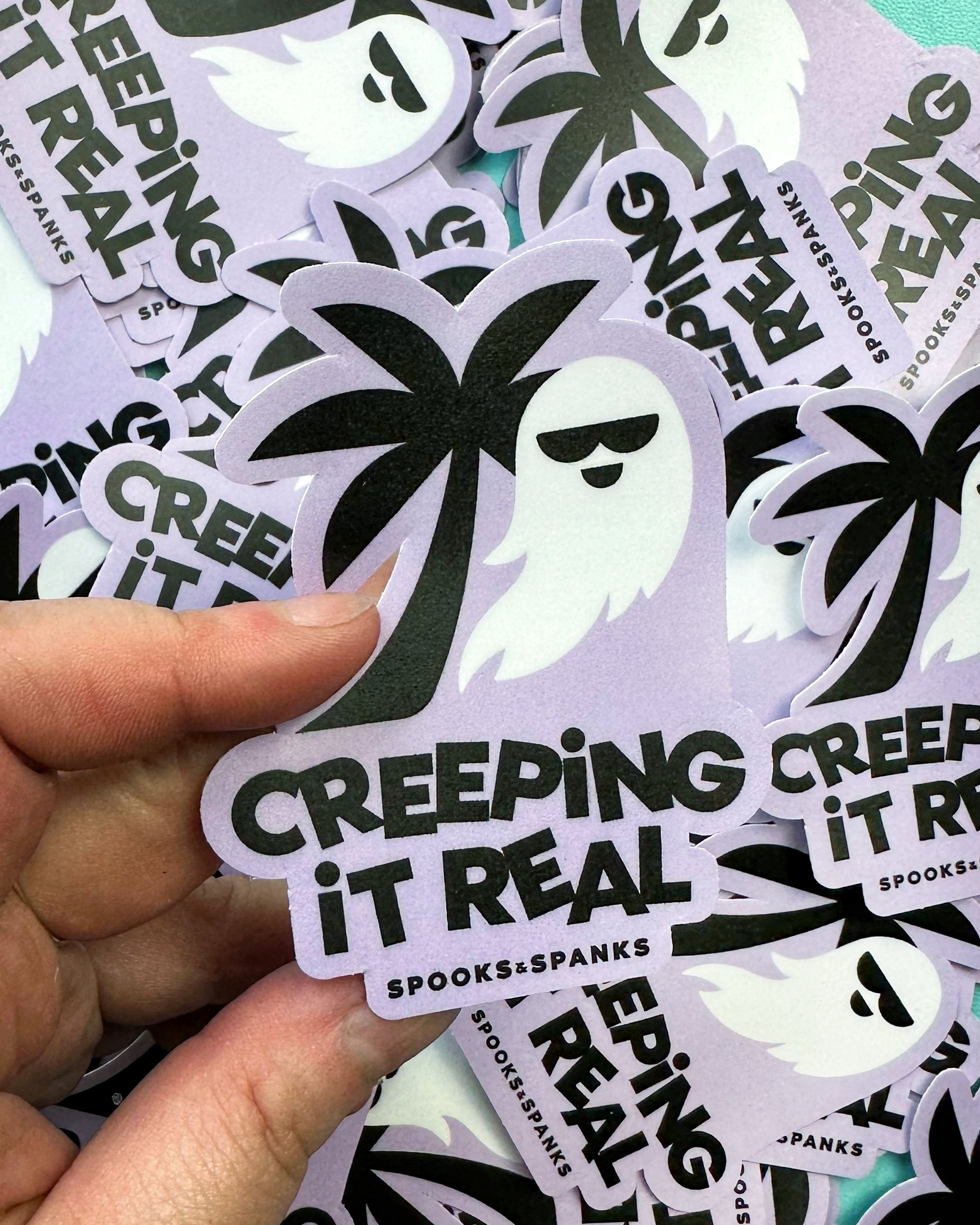 Creeping It Real sticker – Spooks & Spanks